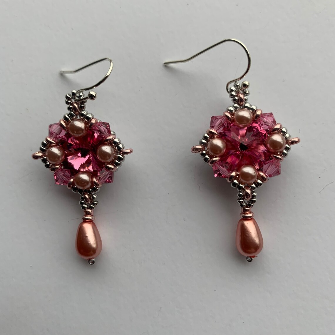 Crystal Earring Tutorial Learn to Make Earrings Pretty | Etsy