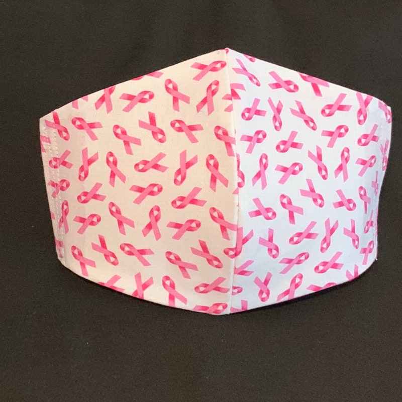 Breast Cancer Mask - Etsy