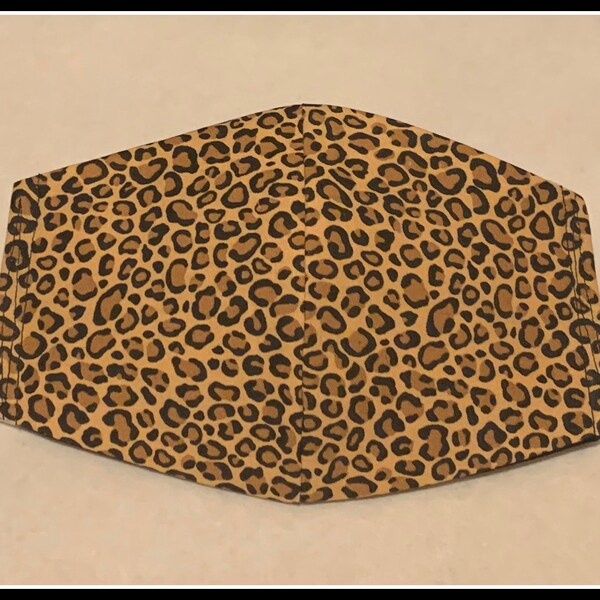 Cheetah Face Mask - Etsy