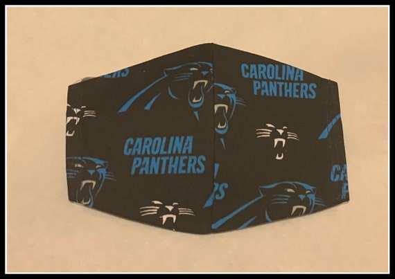 Carolina Panthers Fabric Face Mask - Etsy