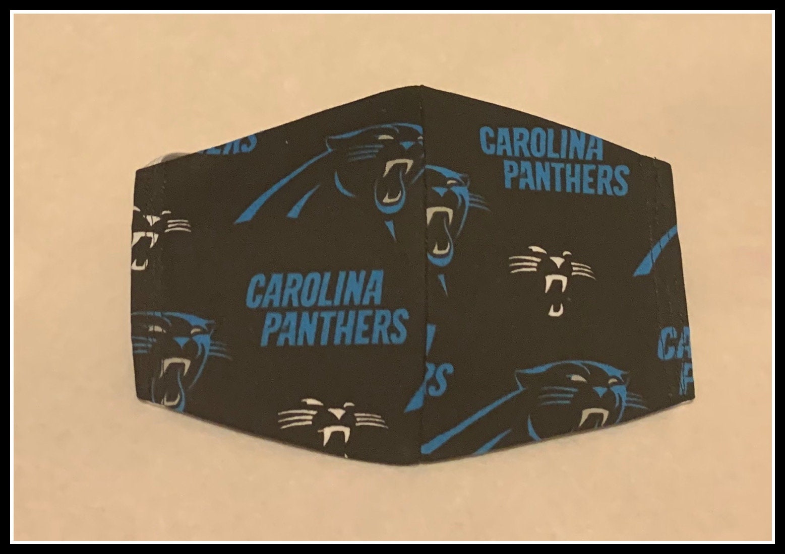 Carolina Panthers Fabric Face Mask - Etsy.de