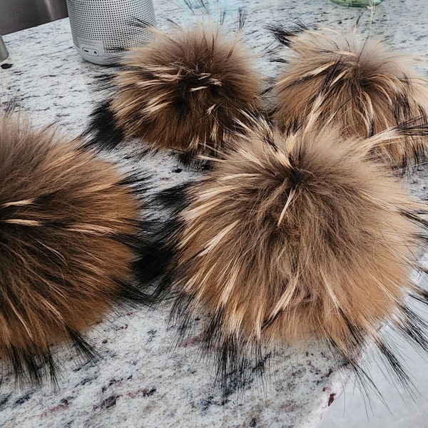 Fur Pom Pom - Etsy