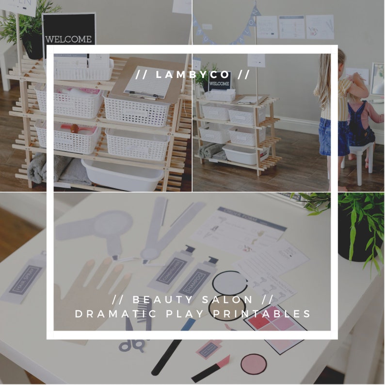 Printable Beauty Salon Dramatic Play Kit Instant Download - Etsy