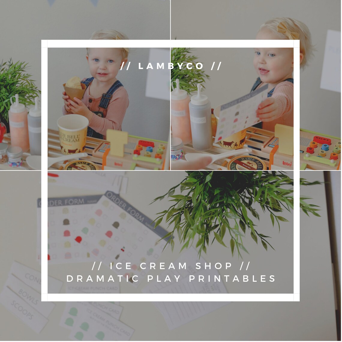 Printable Ice Cream Dramatic Play Kit Instant Download - Etsy