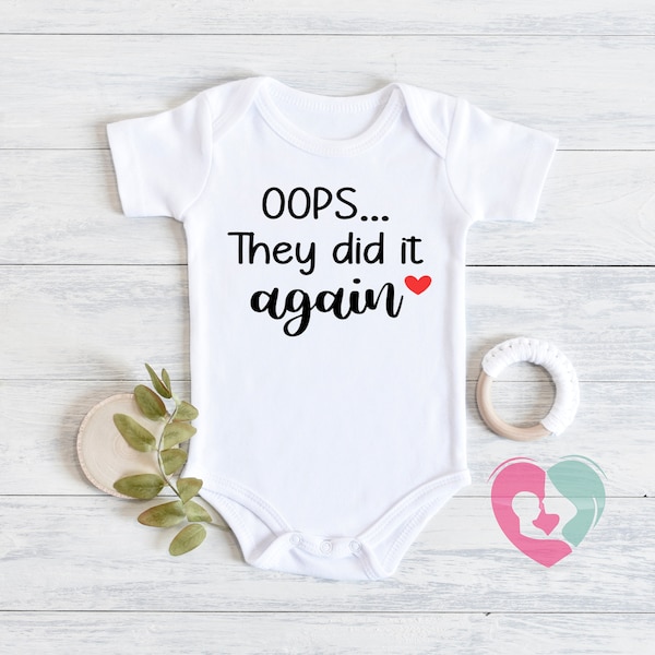 Funny Oops Baby Announcement - Etsy