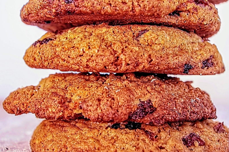 Chewy Oatmeal Raisin Cookies: Old Fashioned Snack - Etsy