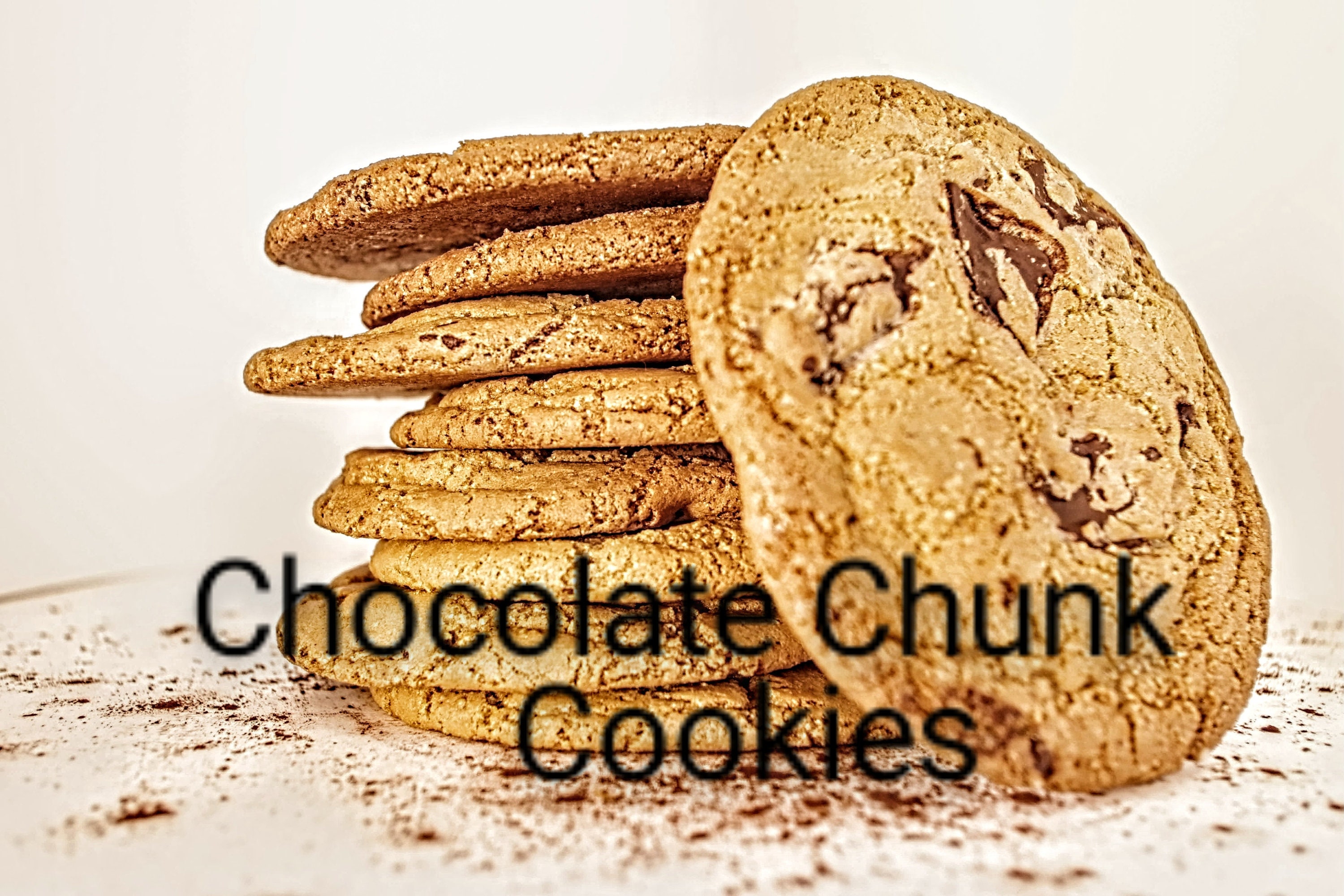 Giant Chocolate Chunk Cookies Five Inch Crispy, Chewy Cookies Packed ...