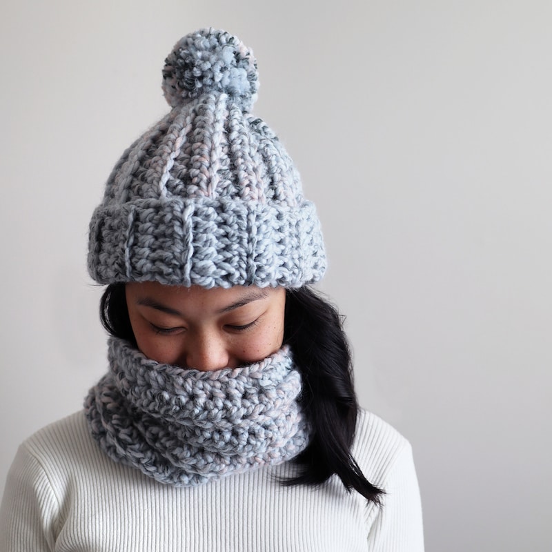 Winter Hat and Scarf Set - Etsy