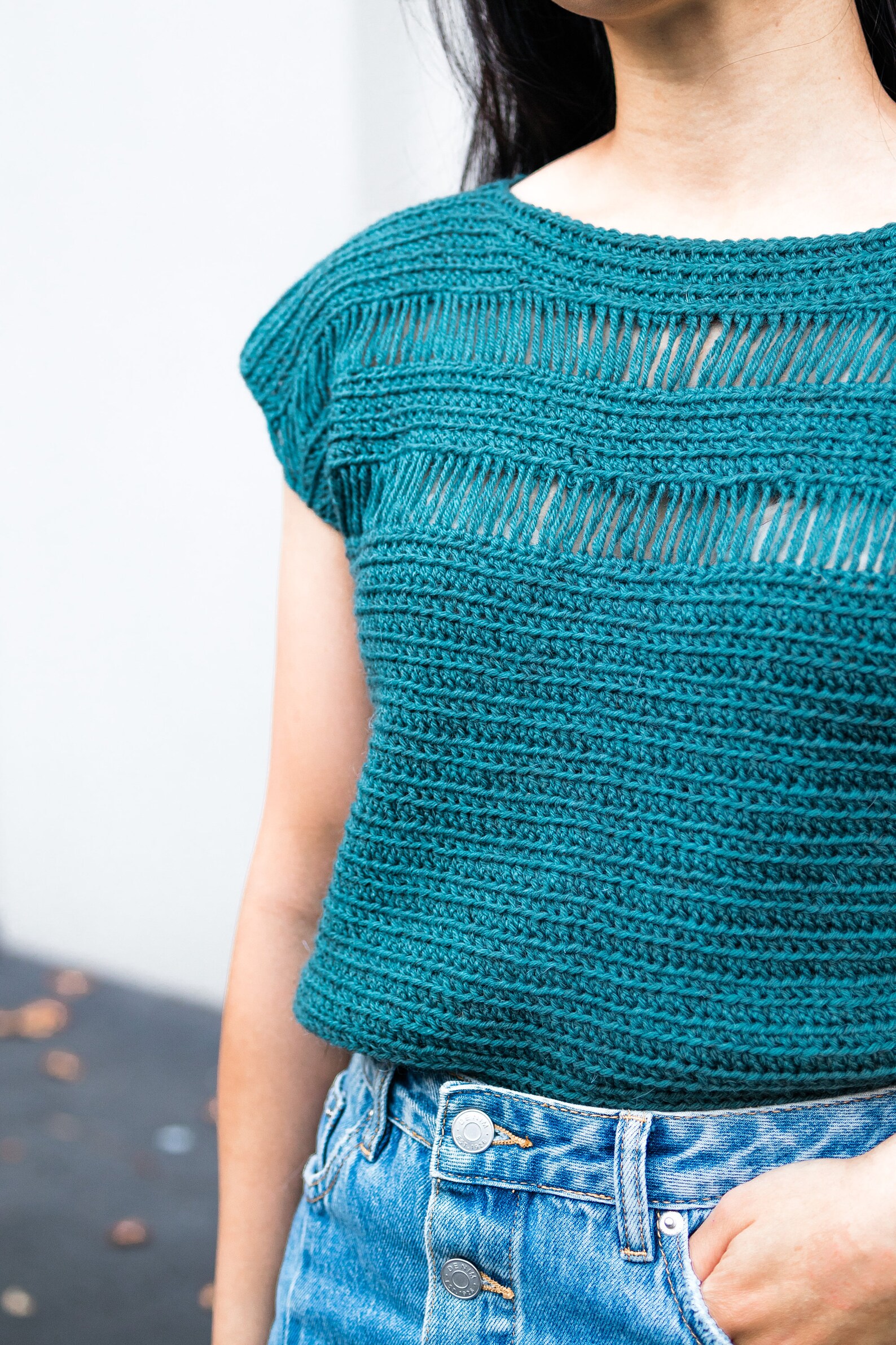 Crochet Summer Tee Pattern | Lacy Mesh Top (PDF Digital Download) - Etsy