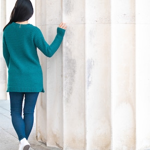 Easy Crochet Pullover Weekend Snuggle Sweater Cosy Slouchy Winter PDF ...