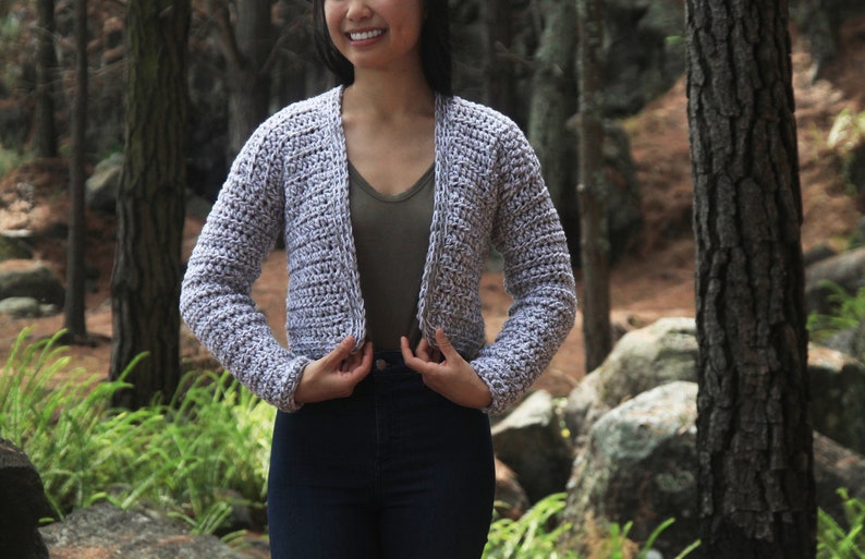 Crochet Chunky Marled Cardigan PATTERN Pdf Instant Digital - Etsy New ...