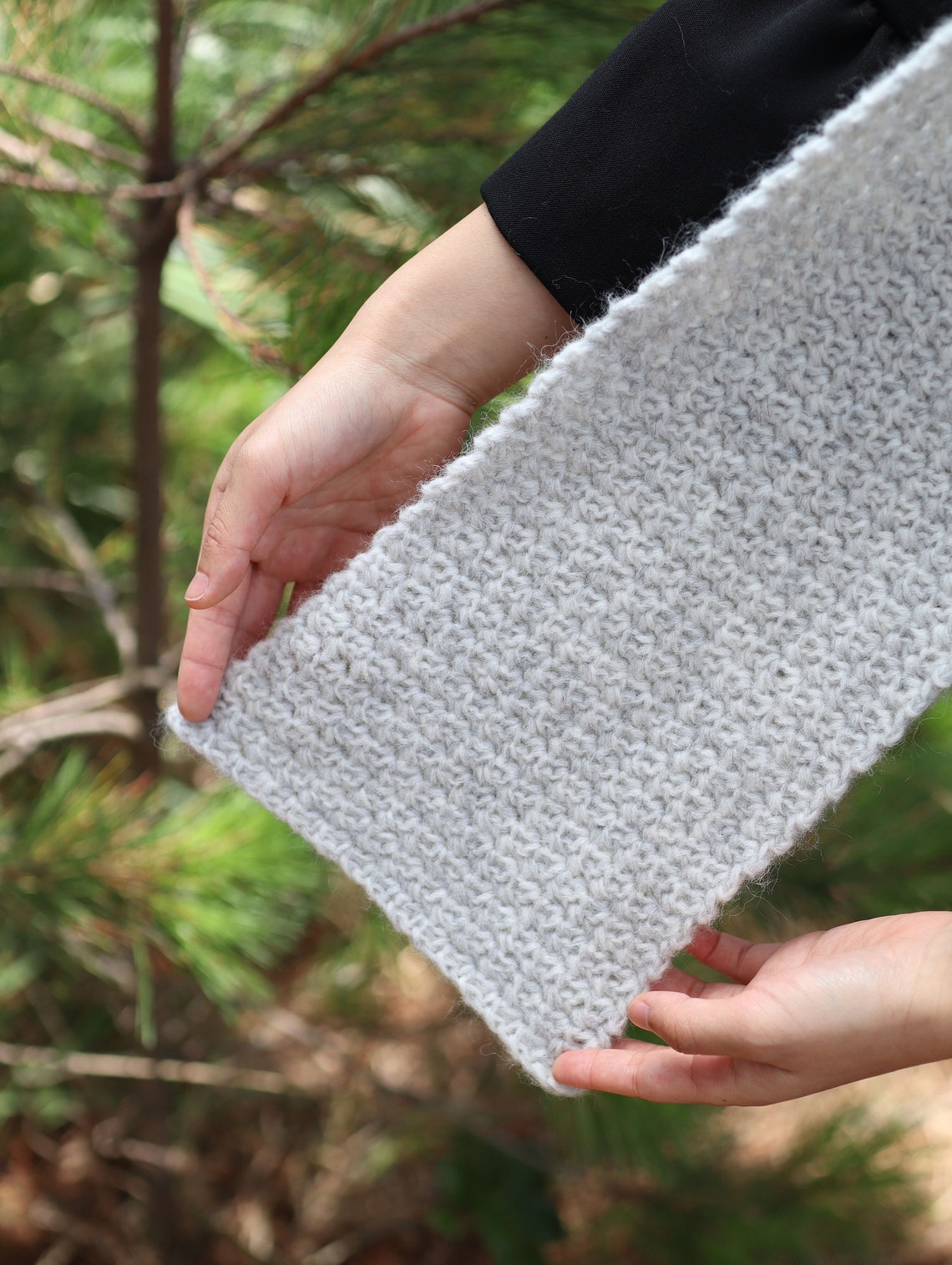Crochet Easy Light Fluffy Scarf Beginners Simple Tutorial in - Etsy