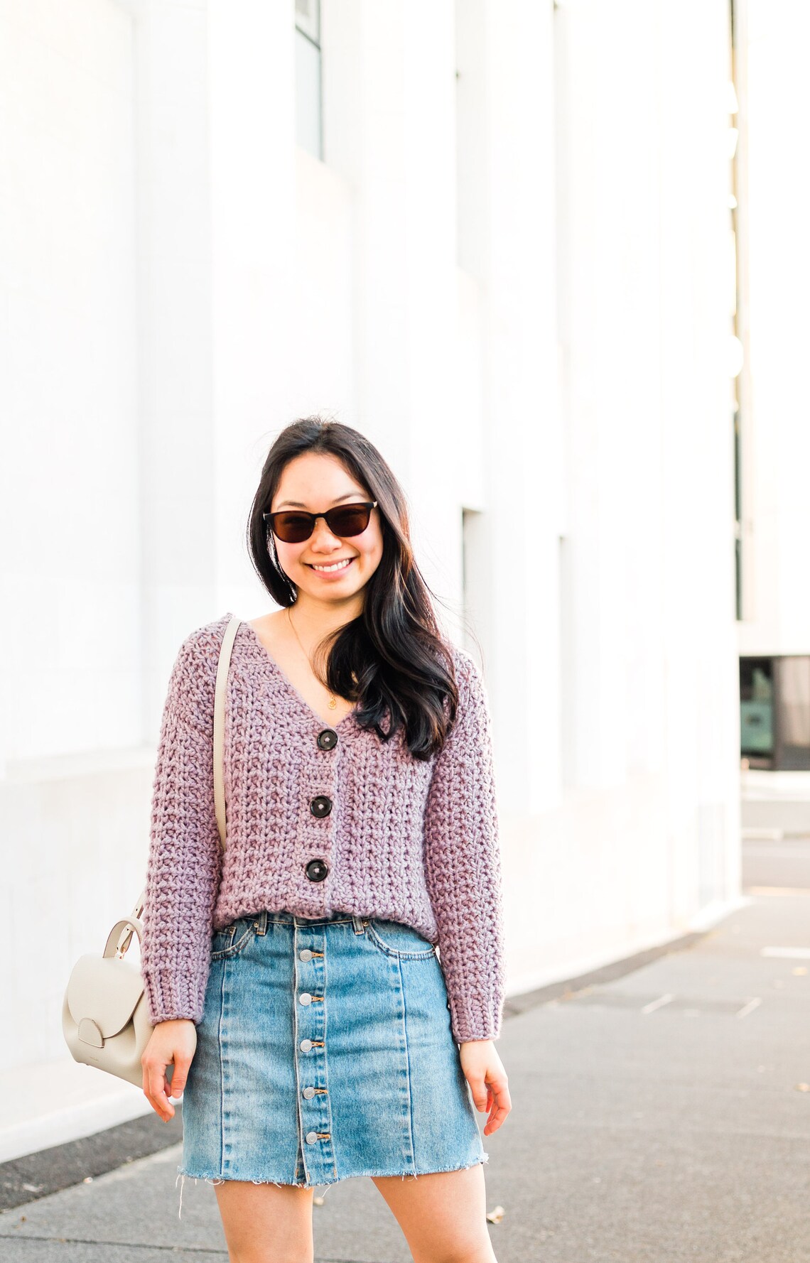 Crochet Pattern PDF / Chunky Button Cardigan / Chunky Waffle - Etsy