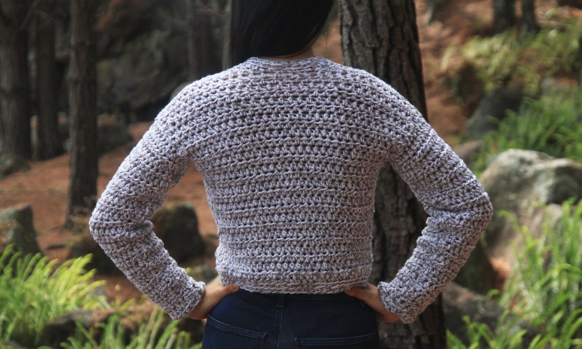 Crochet Chunky Marled Cardigan PATTERN Pdf Instant Digital Download ...