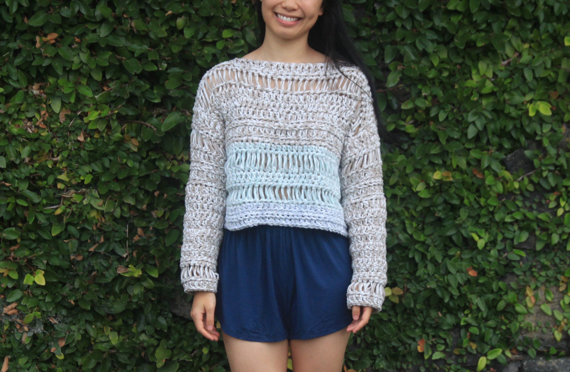 Crochet Sand Dune Sweater crochet pattern pdf instant | Etsy