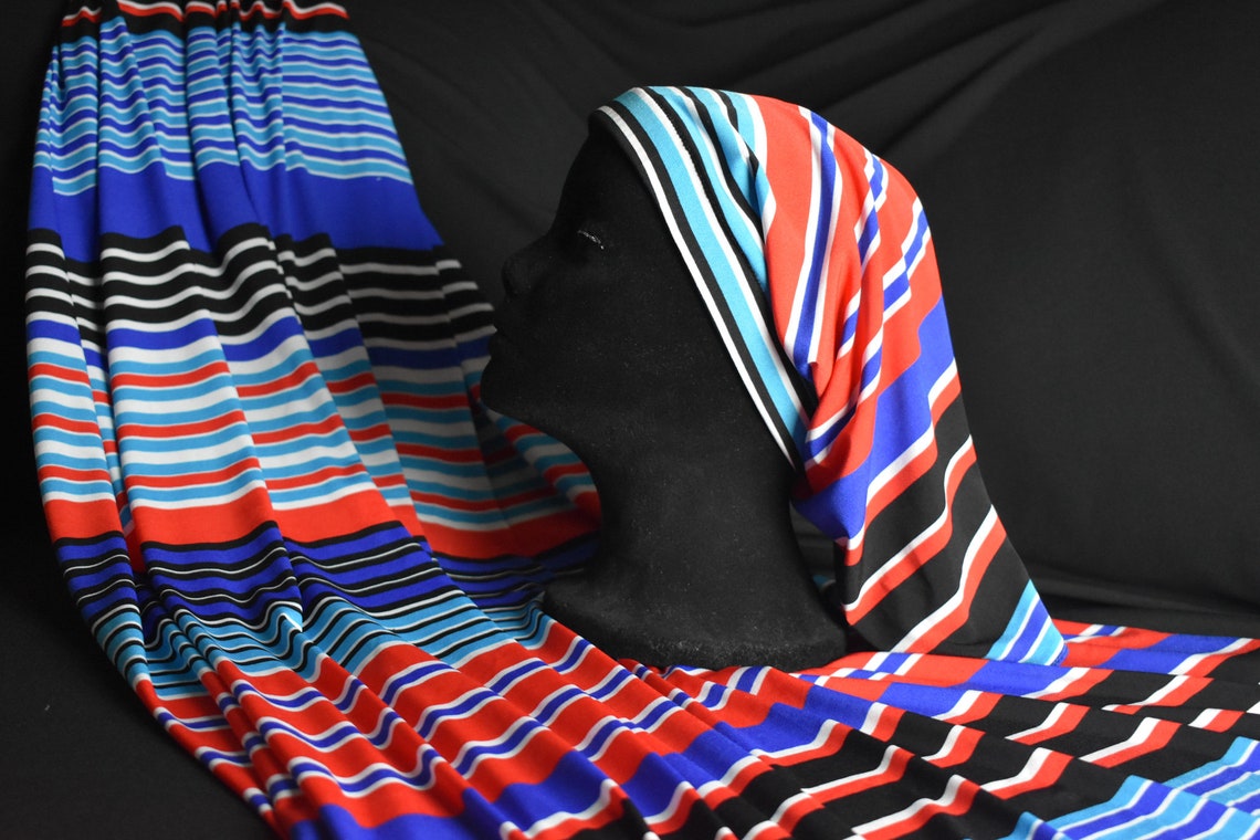 Multi-Colored Striped Loc Sock Version 2 | Etsy