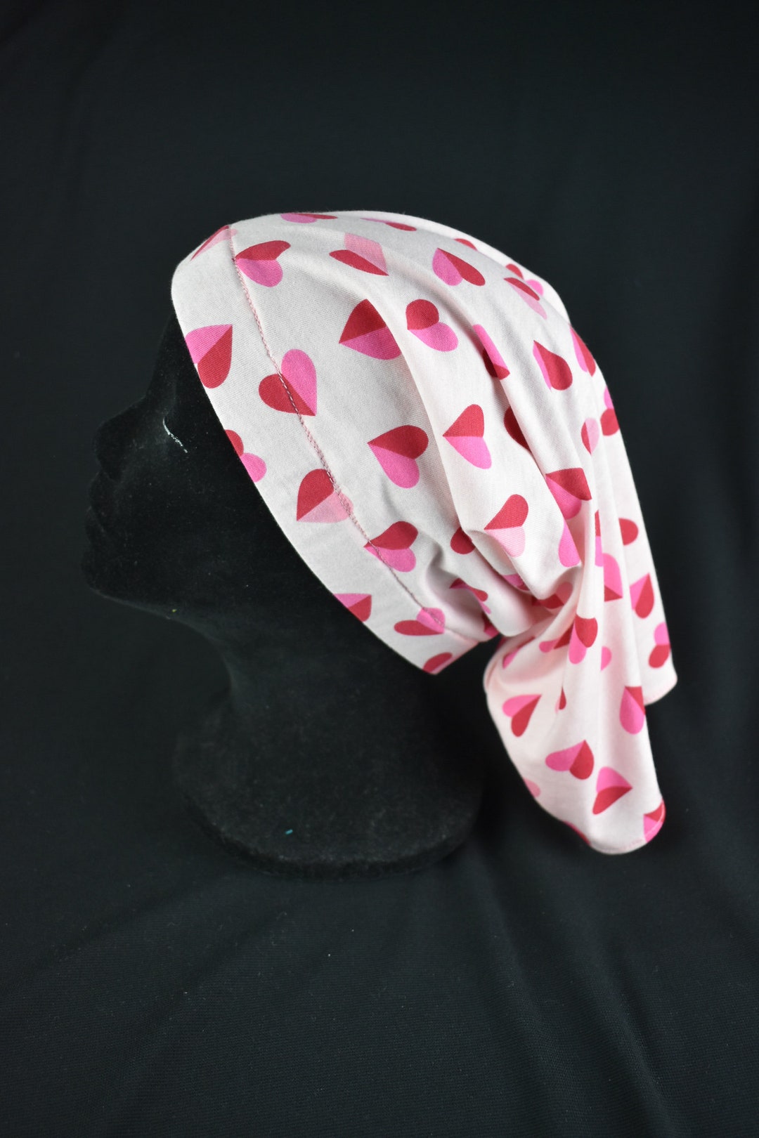 Pink Loc Soc, Dreadlock Sock, Heart Print Loc Soc, Loc Sock for Braids ...