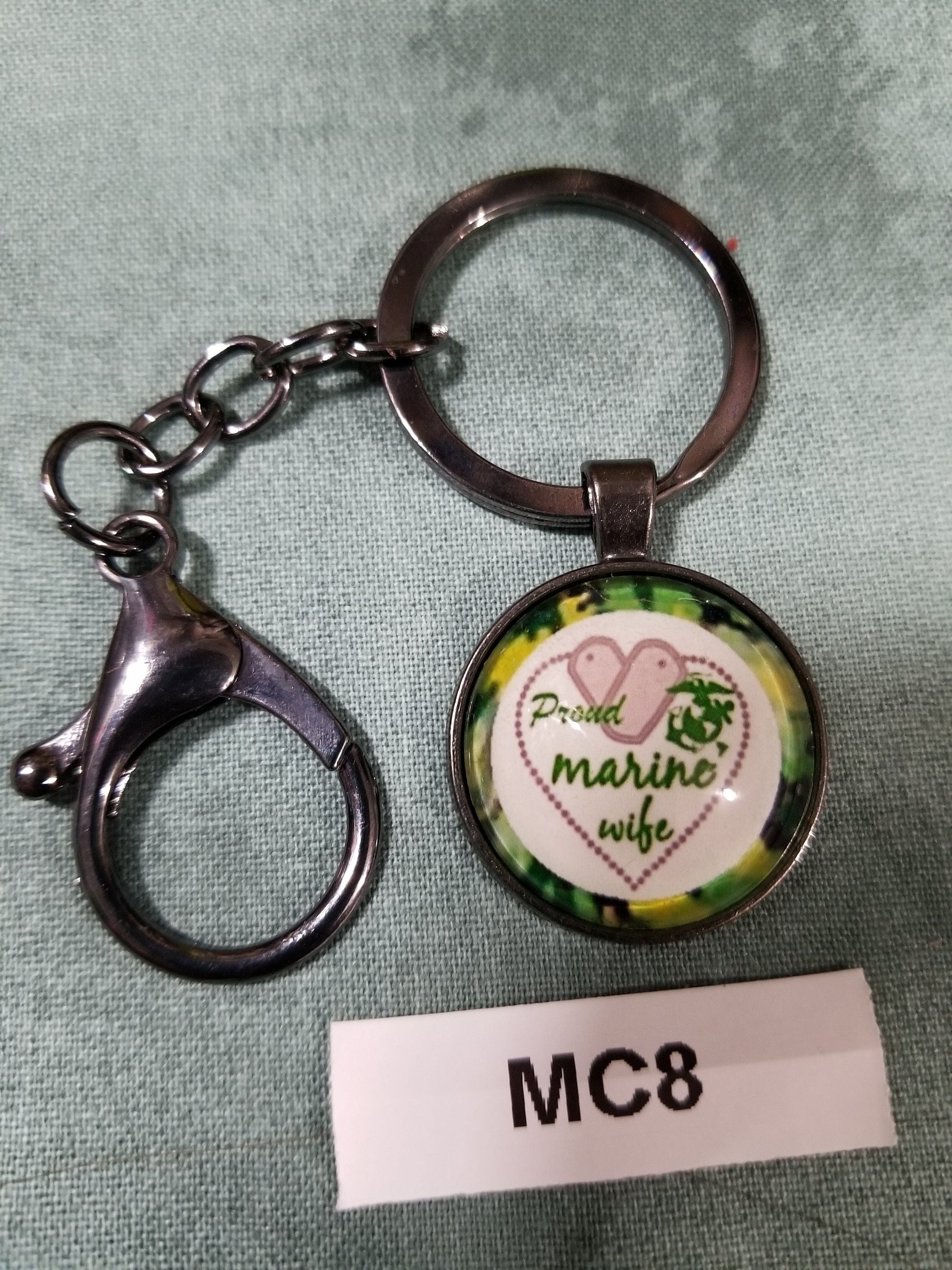 United States Marine Corps Key Chains With Cabochon Photo - Etsy