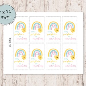 Sending Sunshine Gift Tags | Printable Sending Sunshine Tags | Sunshine ...