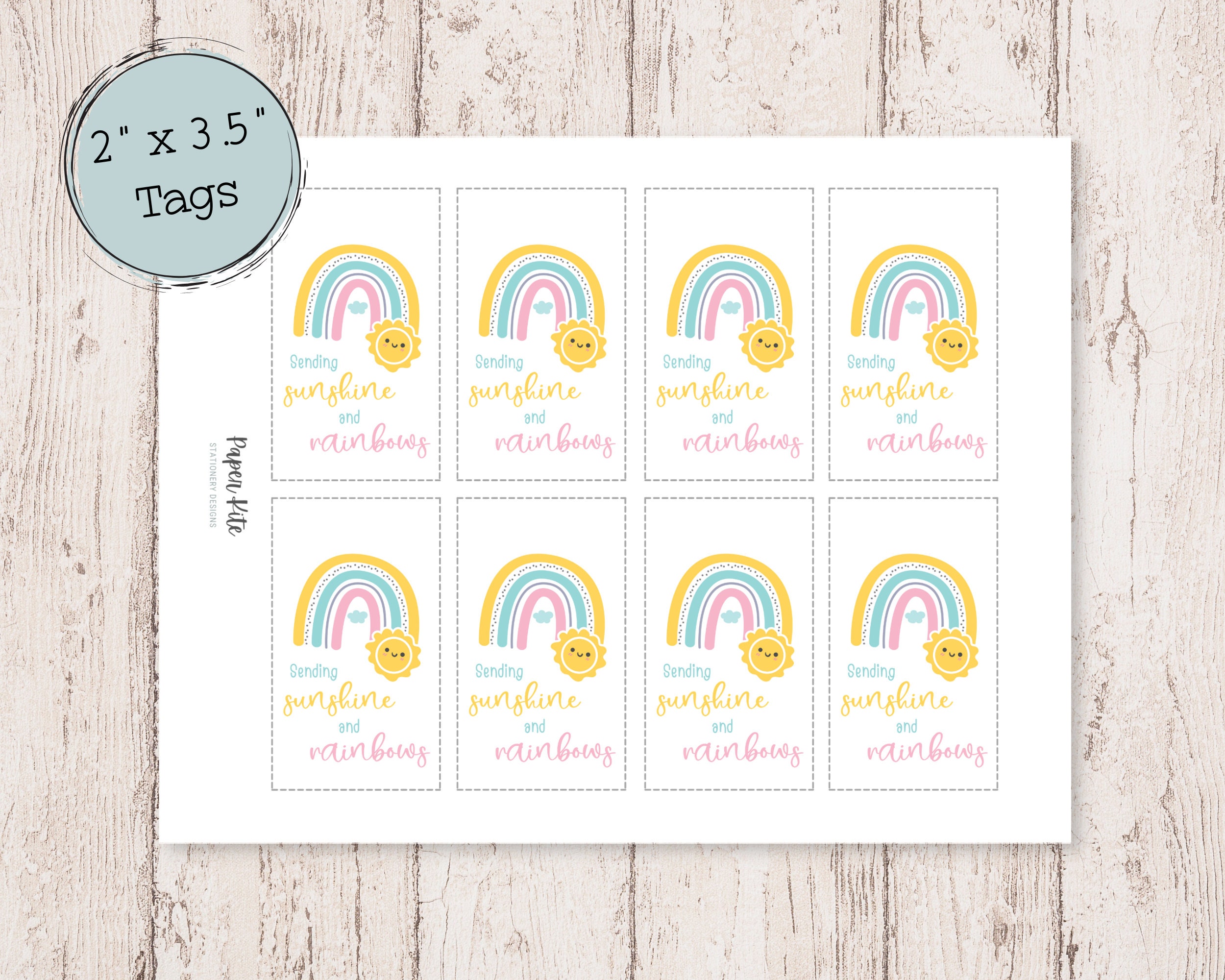 Sending Sunshine Gift Tags | Printable Sending Sunshine Tags | Sunshine ...