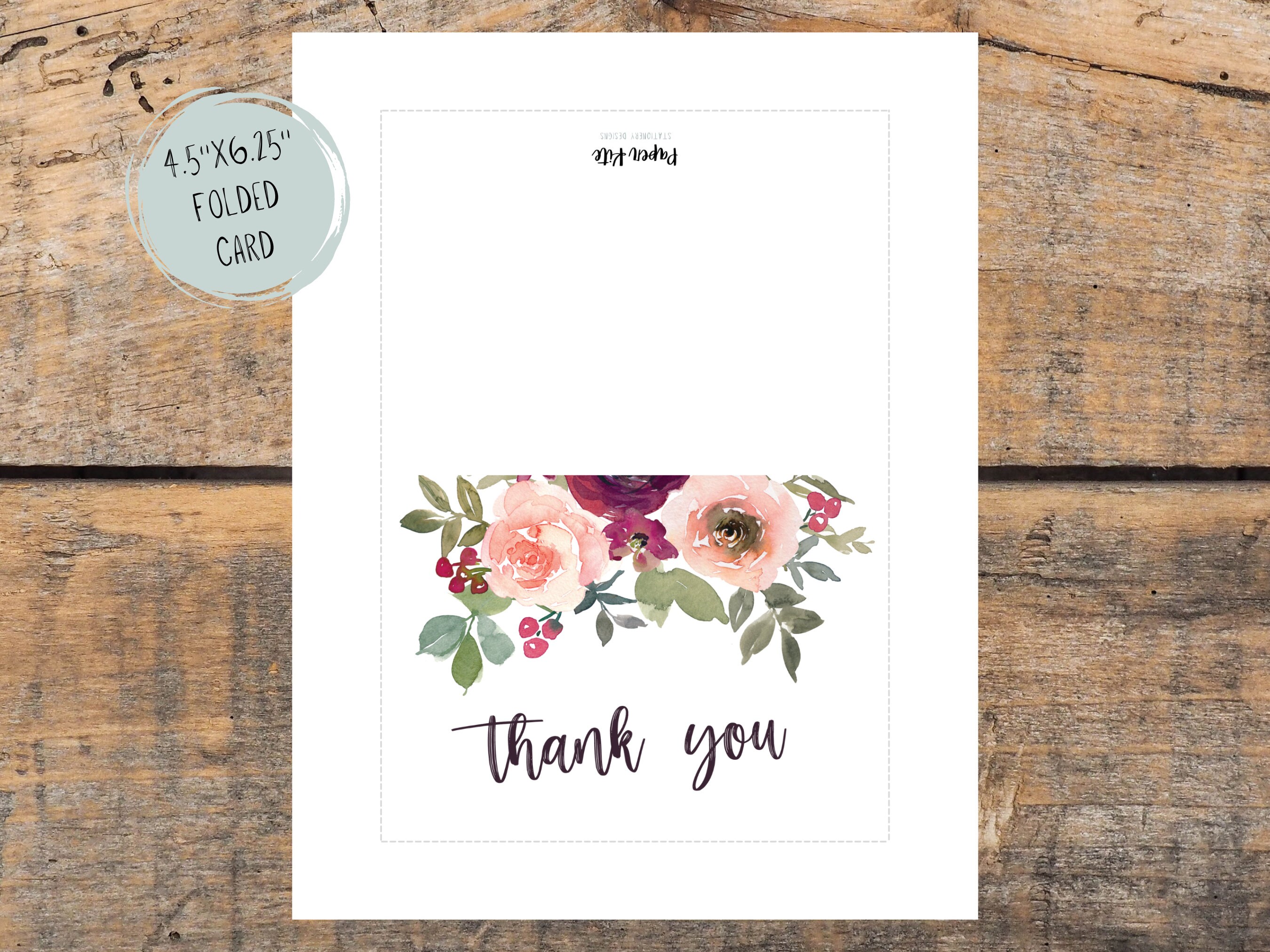 Digital Thank You Cards Printable Thank You Cards Thank - Etsy