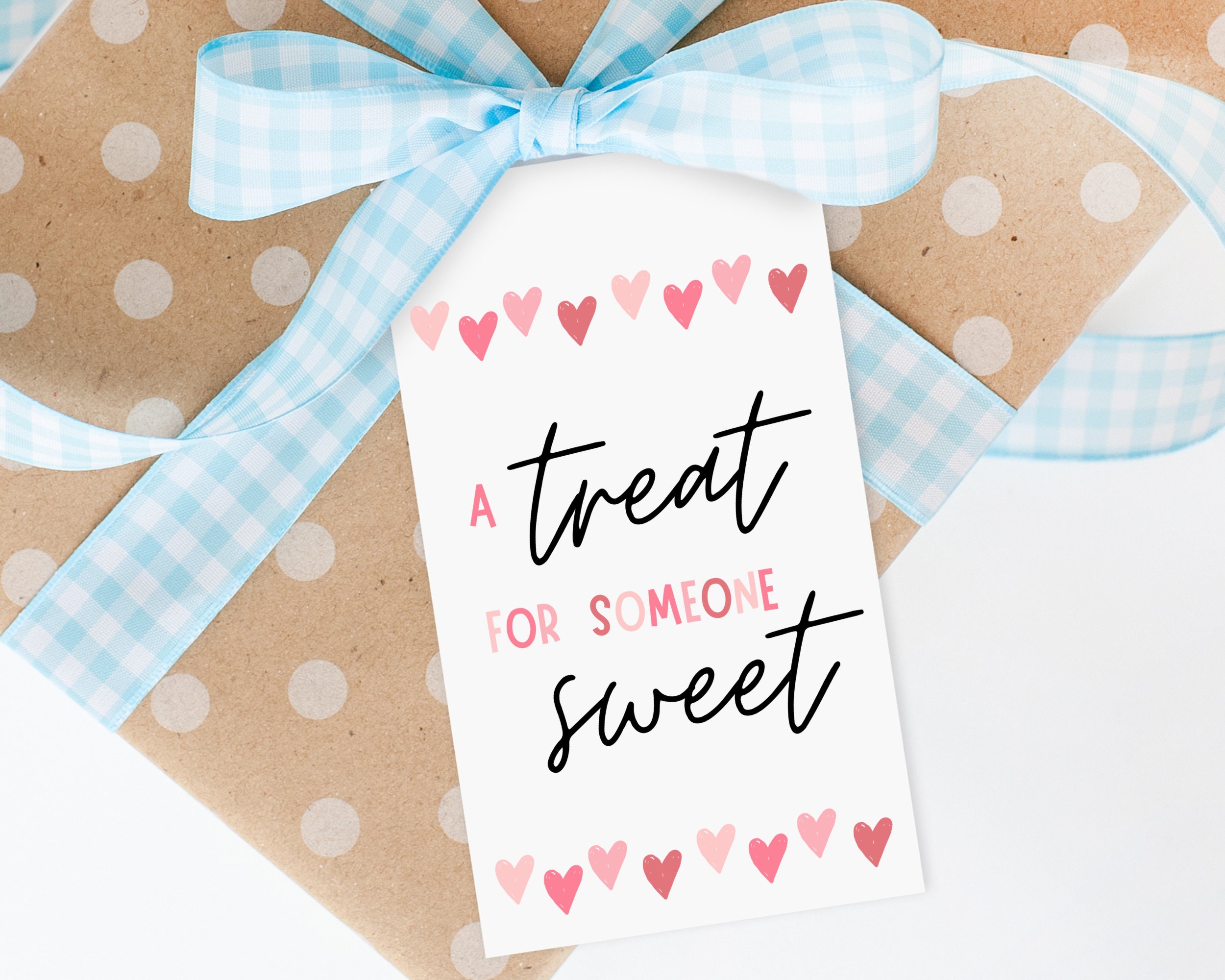 Treat Tags Printable Gift Treat Printable Tags Greeting - Etsy