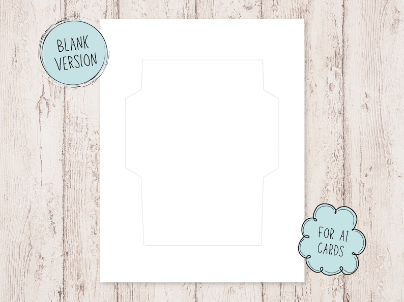 A1 Envelope Template | A1 Digital Envelope | Printable A1 Envelope ...
