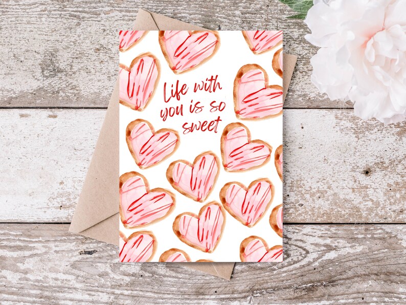 Digital Valentines Card | Printable Valentines Card | Digital ...