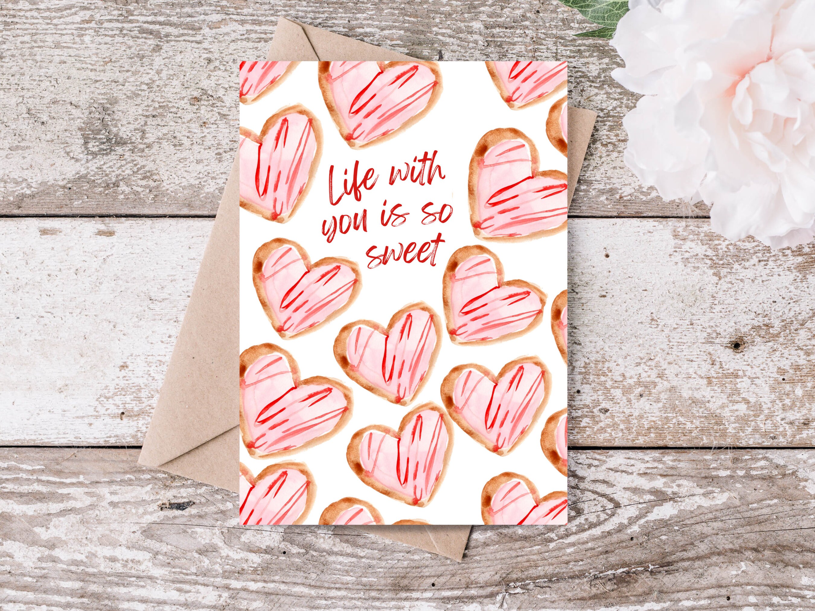 Digital Valentines Card Printable Valentines Card Digital Valentines ...