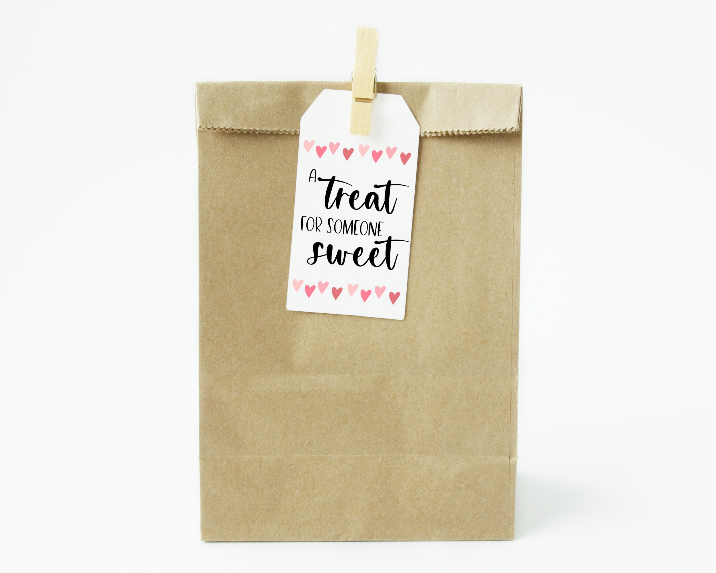 Treat Tags Printable | Gift Treat Printable Tags | Greeting Digital ...
