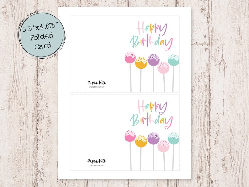 Printable Birthday Card Digital Happy Birthday Card Digital Birthday ...