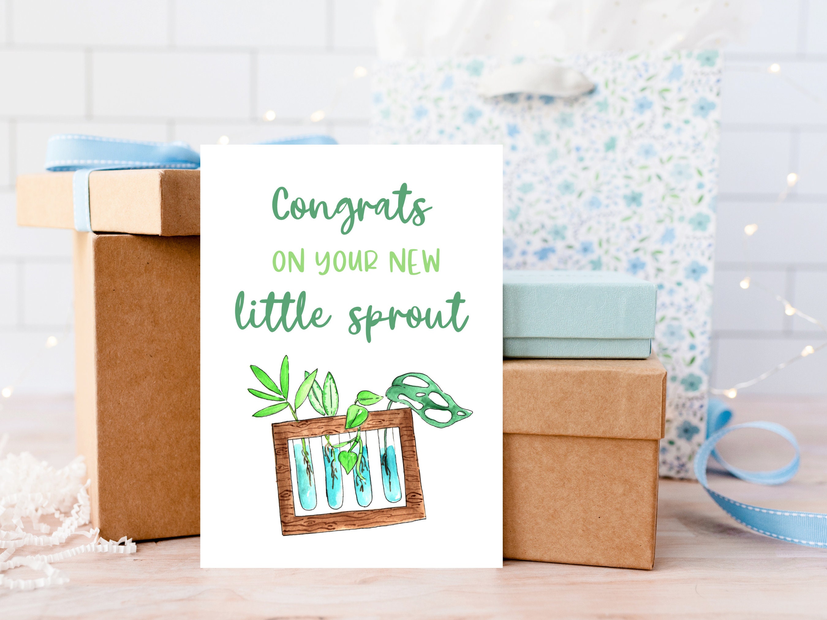 Baby Shower Digital Printable Card Baby Printable Card - Etsy