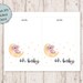 Baby Shower Digital Printable Card Baby Shower Printable Card Baby ...