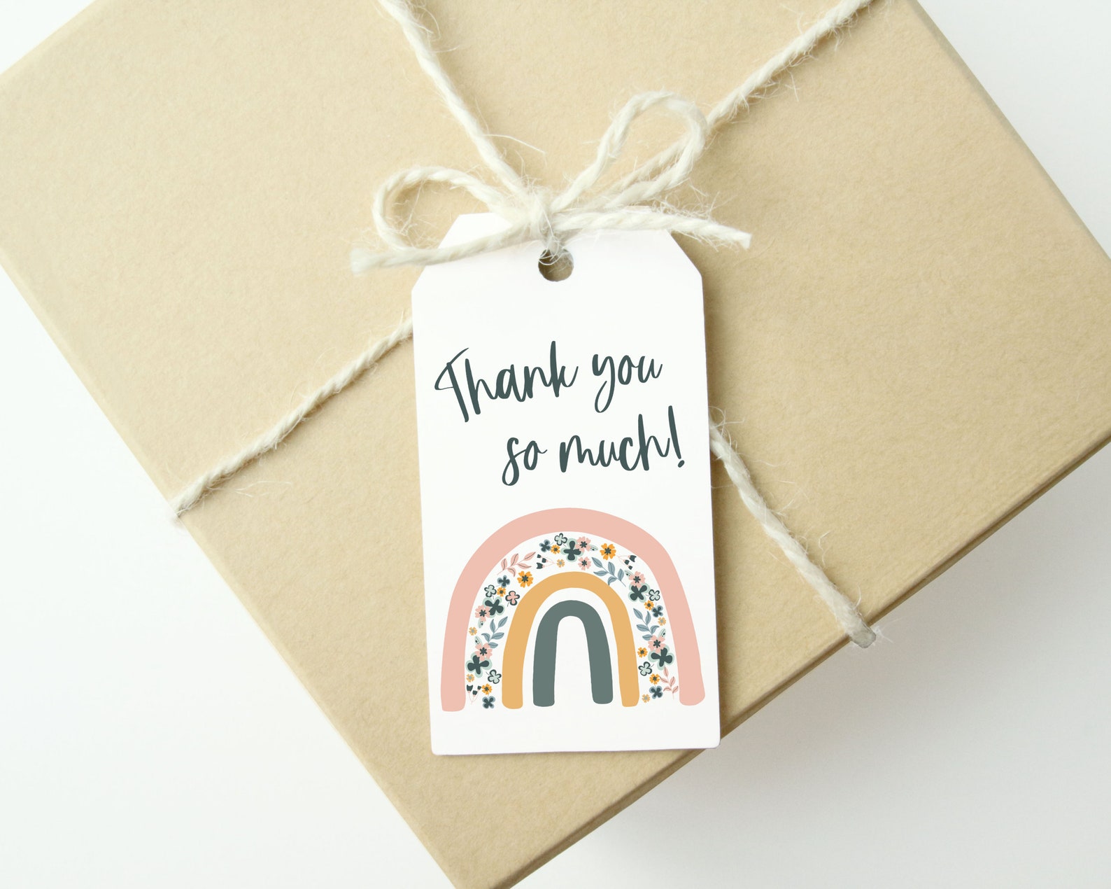 Printable Thank You Gift Tags Digital Thank You Gift Tags - Etsy