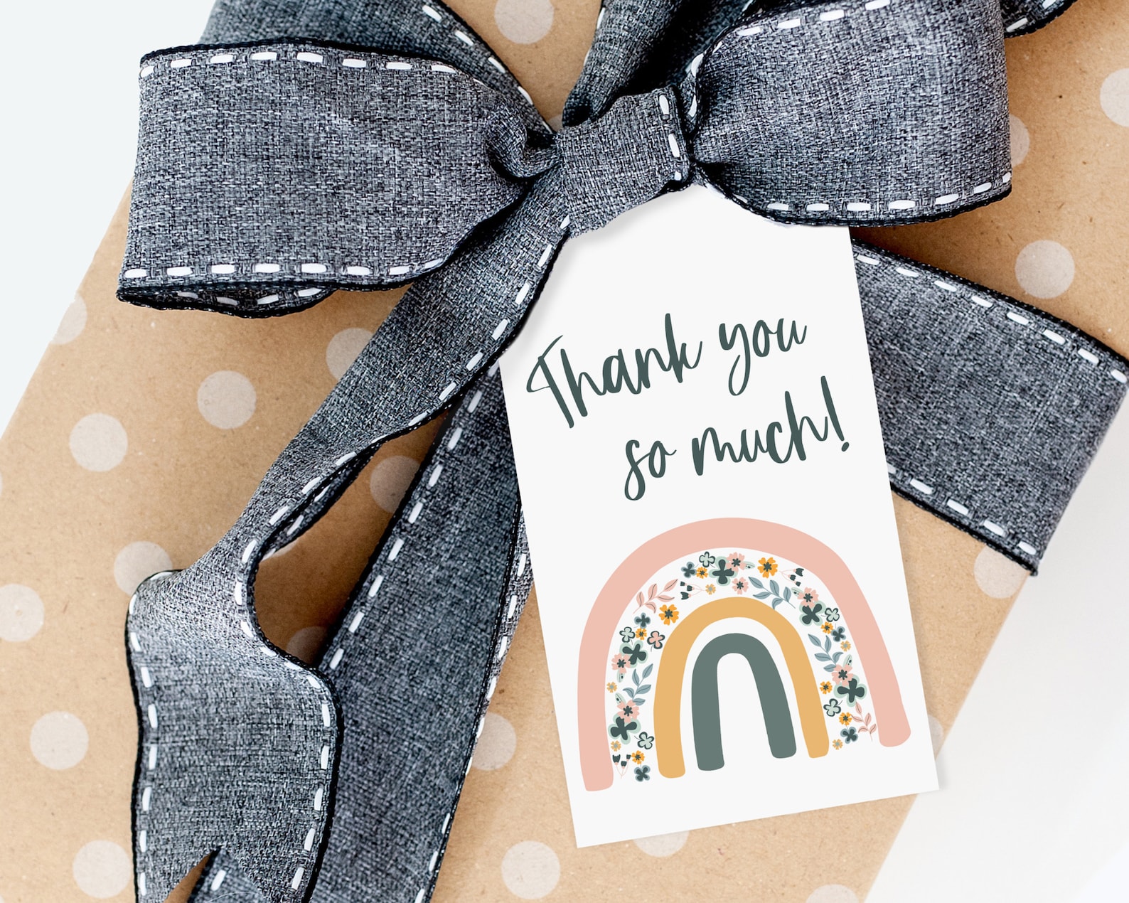 Printable Thank You Gift Tags Digital Thank You Gift Tags - Etsy