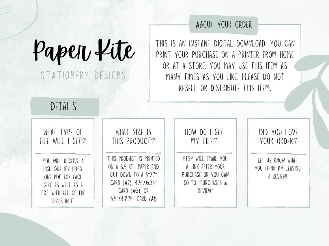 Baby Shower Digital Printable Card Baby Printable Card - Etsy