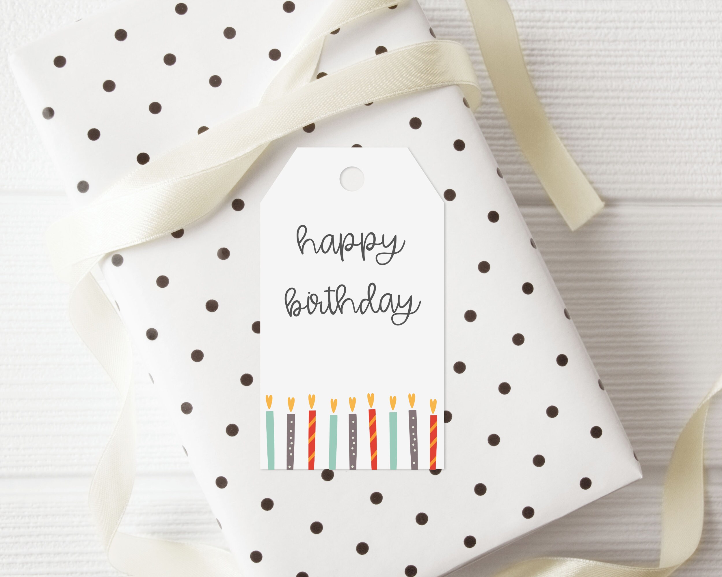 Birthday Tags Digital Printable Birthday Tags Birthday Digital Download ...