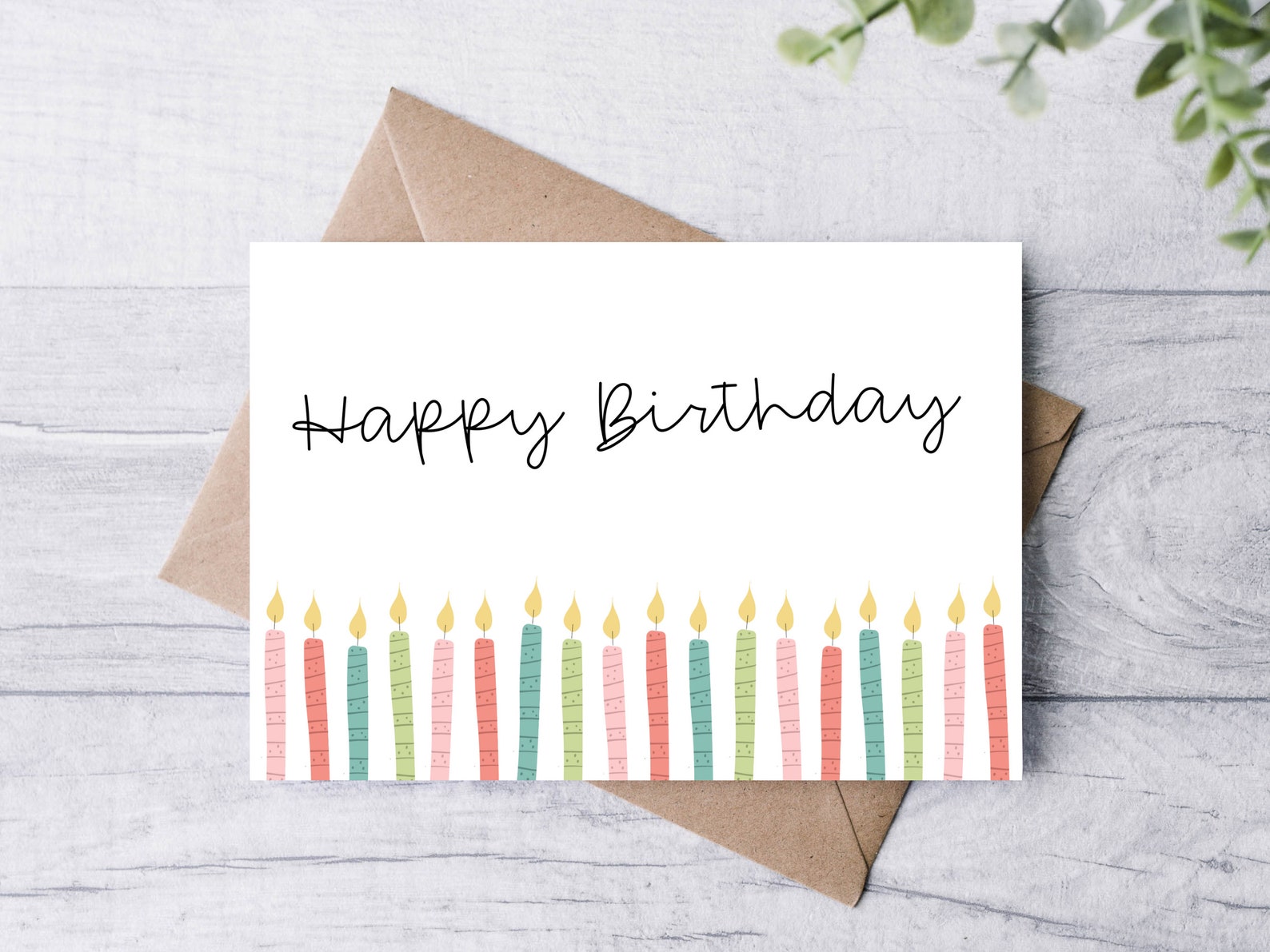 Printable Birthday Card Birthday Card Printable Digital - Etsy