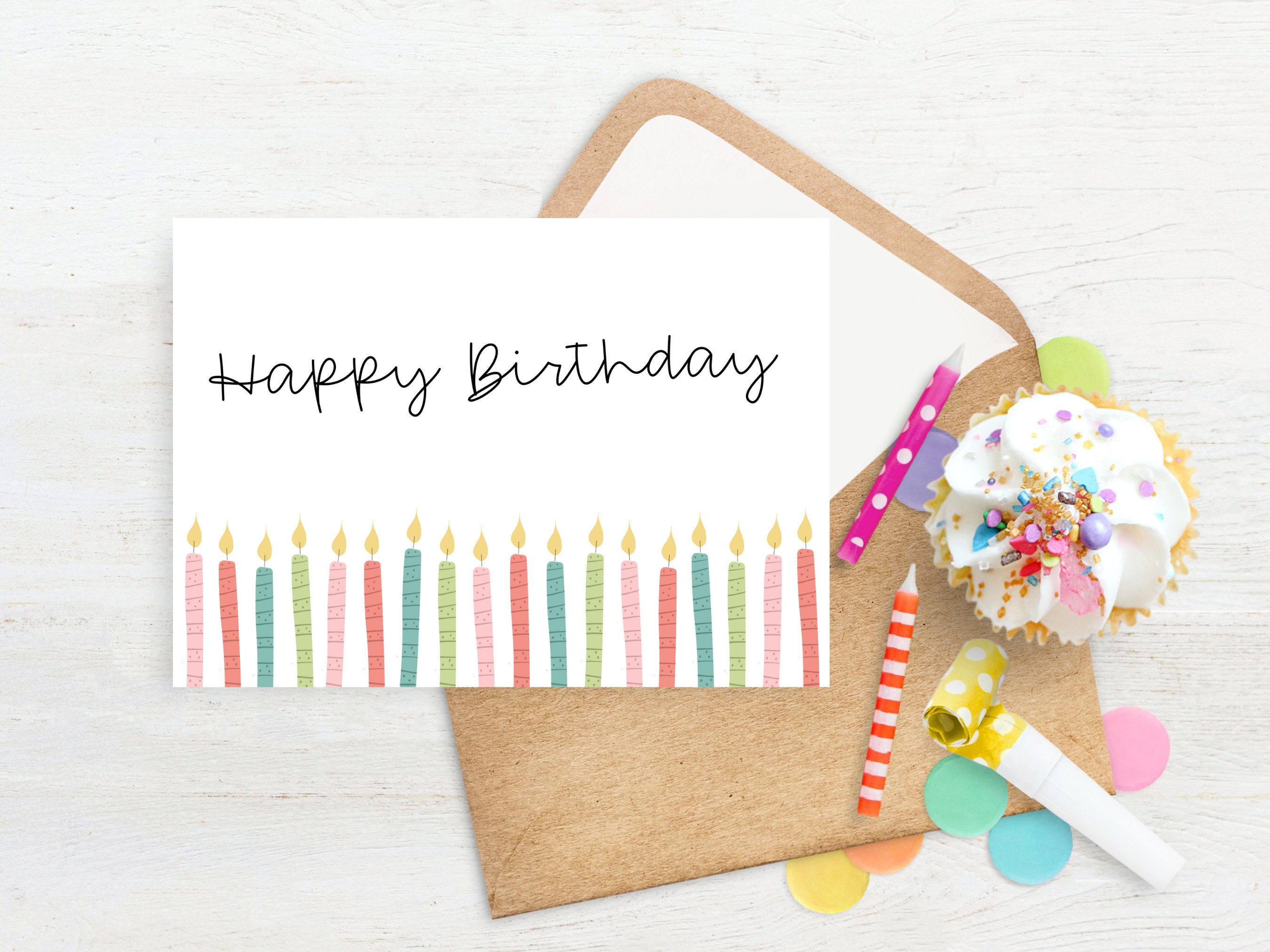 Printable Birthday Card Birthday Card Printable Digital - Etsy