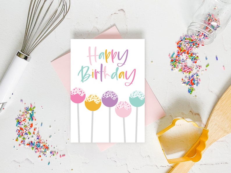 Printable Birthday Card Digital Happy Birthday Card Digital Birthday ...