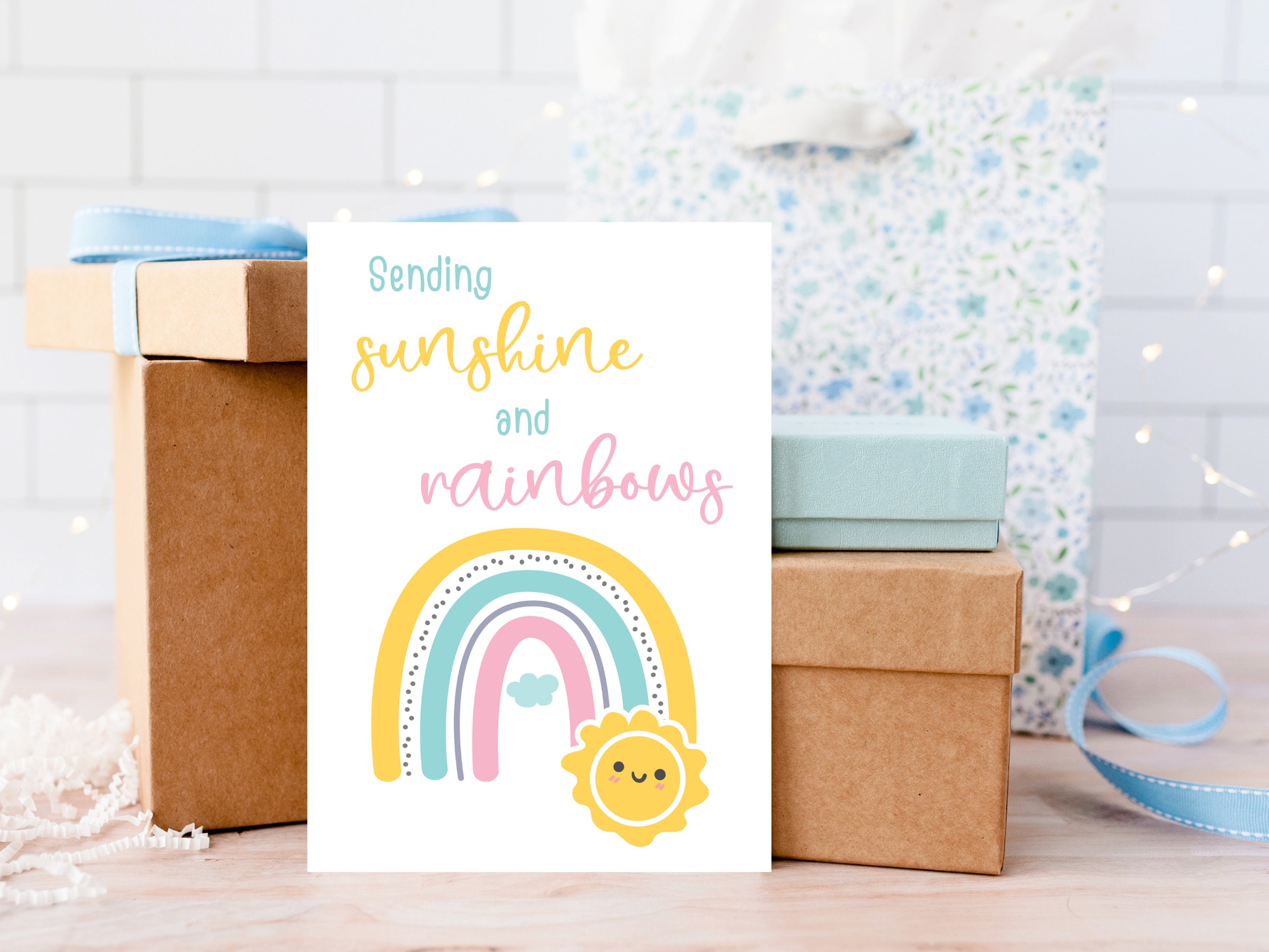 Sending Sunshine Printable Card | Greeting Printable Cards ...