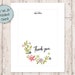 Thank You Digital Printable Card Digital Thank You Card Thank You ...