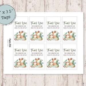 Baby Shower Digital Tags | Printable Girl Baby Shower Tags | Printable ...