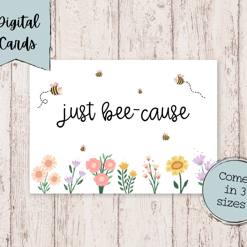 Just Because Card - Etsy
