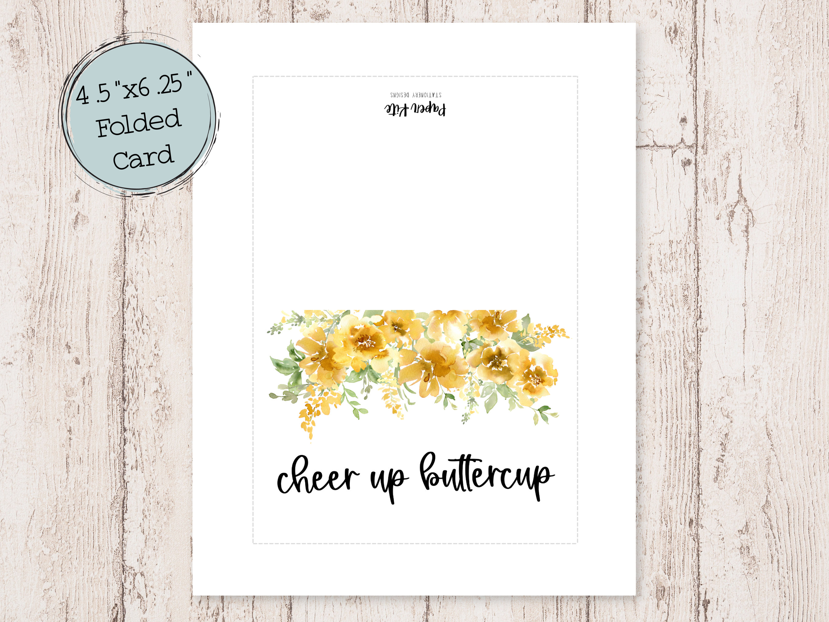Digital Cheerful Card | Printable Greeting Card | Uplifting Printable ...
