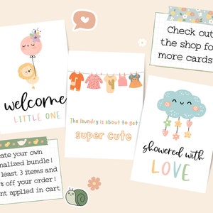 Baby Shower Digital Printable Card | Baby Printable Card | Baby Digital ...