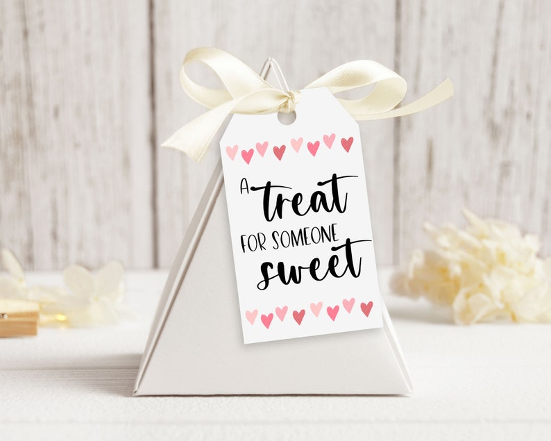 Treat Tags Printable | Gift Treat Printable Tags | Greeting Digital ...