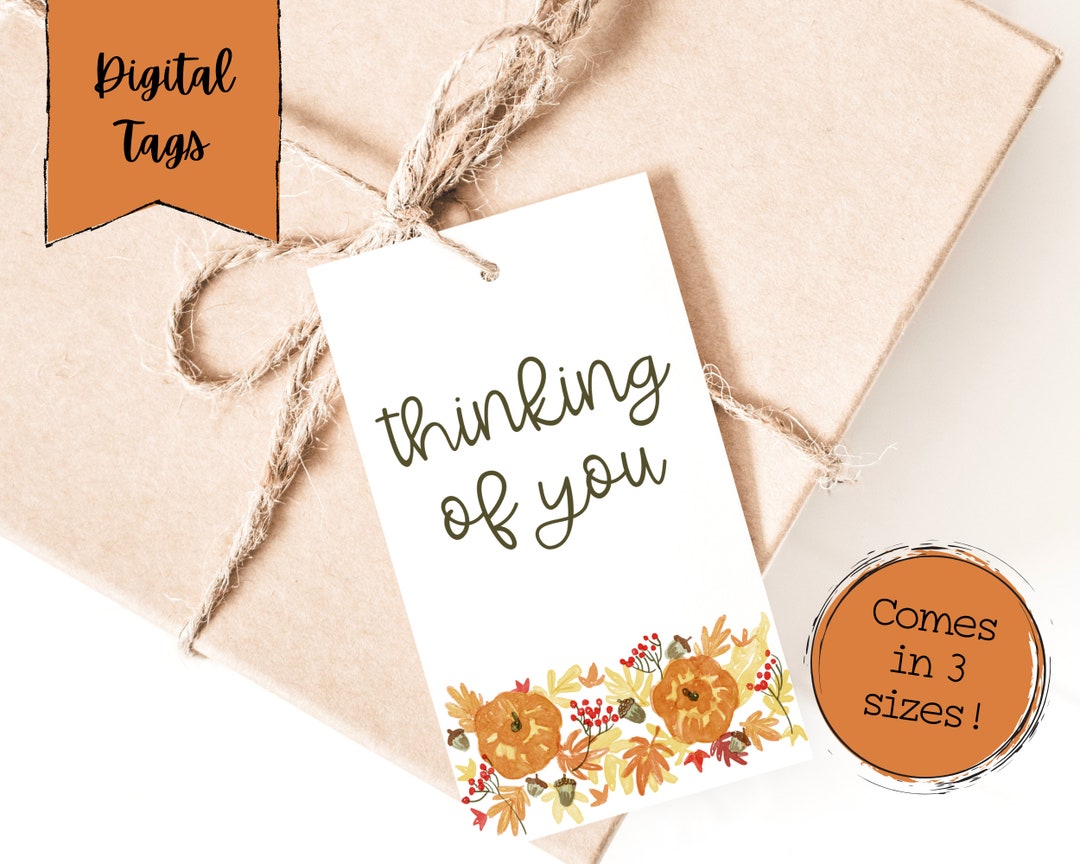 Fall Digital Gift Tags | Printable Gift Tags for Fall | Digital Fall ...