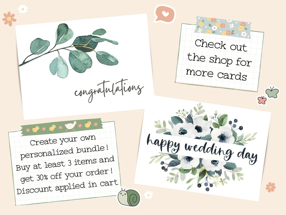 Wedding Congratulations Printable Cards Wedding Congratulations ...