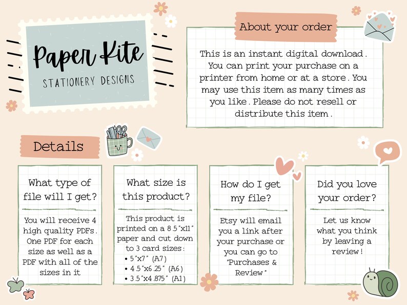 Just Because Bee Digital Printable Card | Just Because Printable Card ...